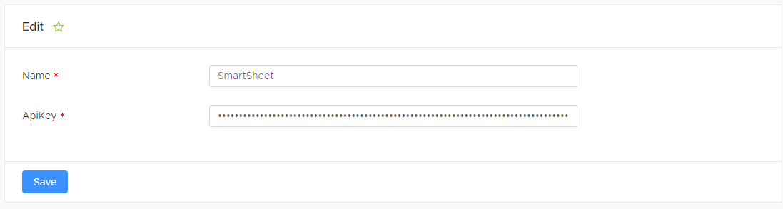 Smartsheet Credentials